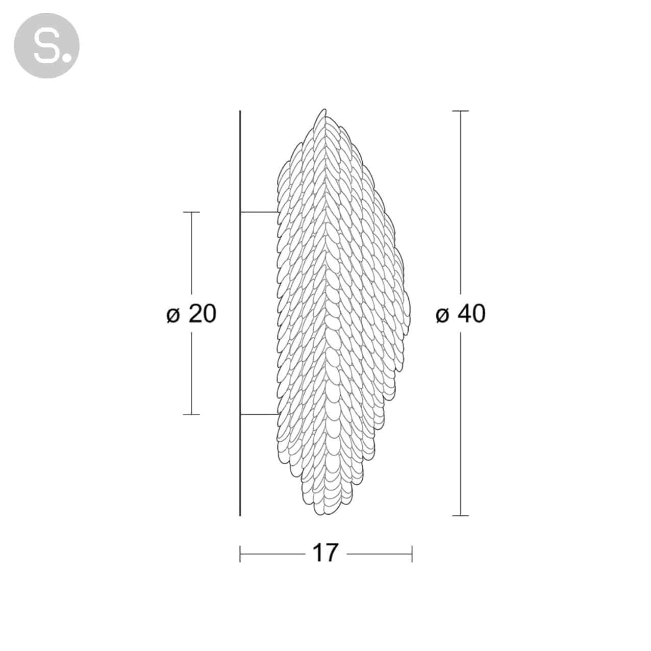 TUMULUS T1 WM - ceiling & wall-light - Spiridon Deco