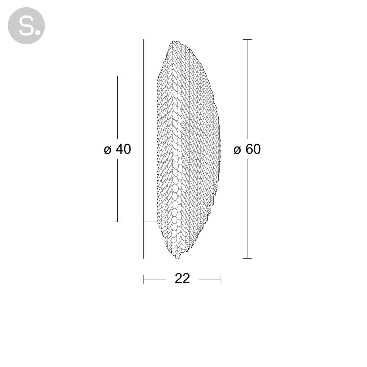 TUMULUS T2 WM - ceiling & wall-light - Spiridon Deco